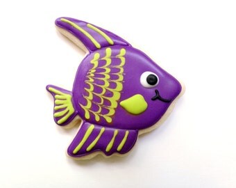 Popular items for fish sugar cookies on Etsy