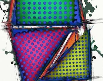 Keith Mills Artist Cats Dogs Abstract Art by KeithMills on Etsy