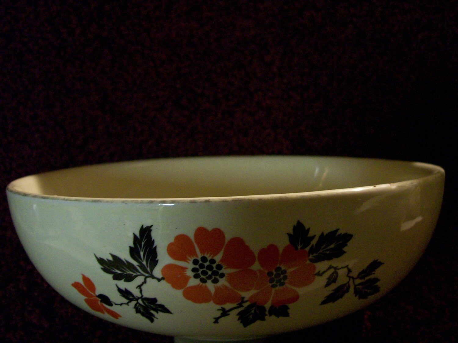 Halls Red Poppy Bowl – Haute Juice