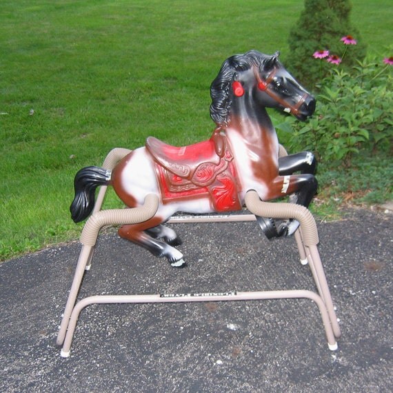 Vintage Flexible Flyer Hobby Horse Spring Suspended