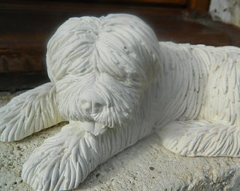 Plaster dog | Etsy