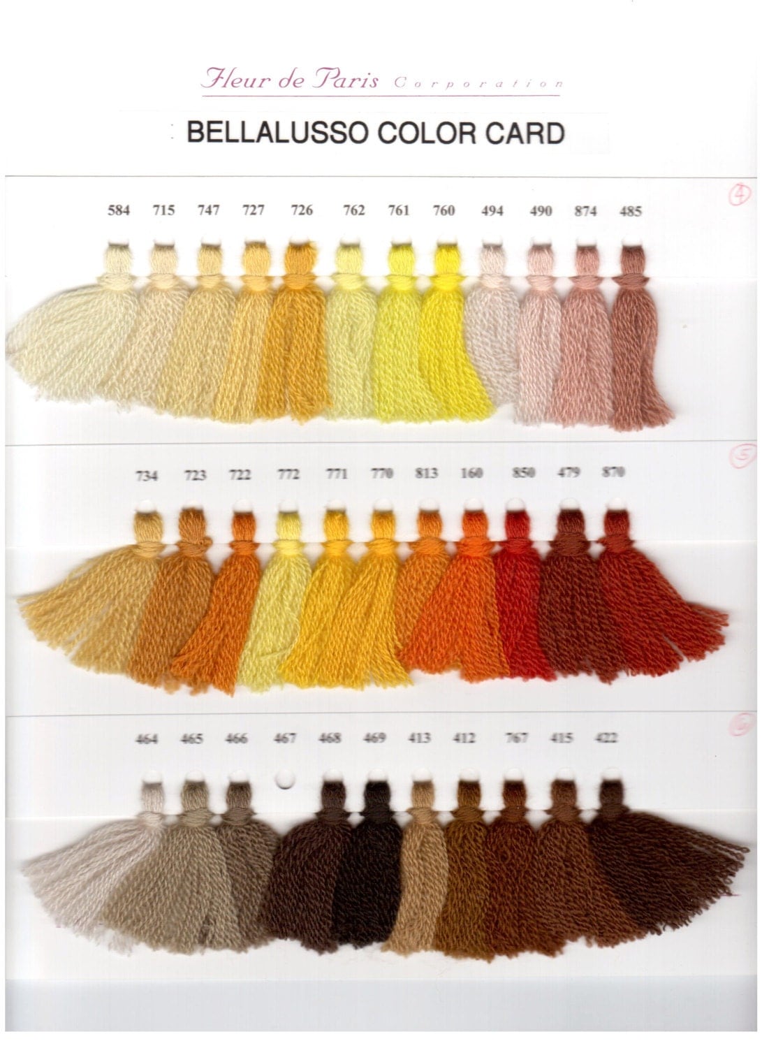 Bella Lusso Fine Merino Wool Colors 000-575 by ThreadAndLinks