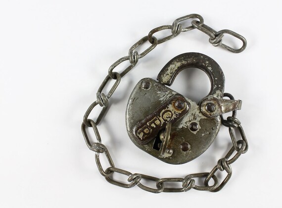 Vintage CPR Railroad Switch Lock & Key Canadian Pacific