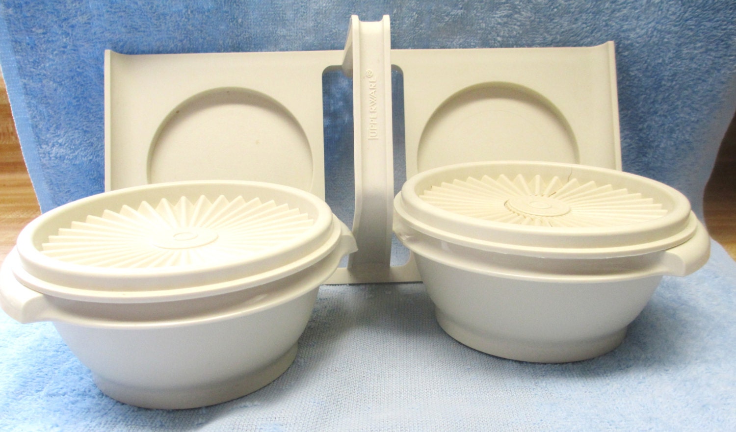 ON SALE Vintage Tupper, Condiment Relish Set, Picnic or Sauce Bowls ...