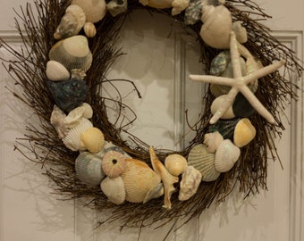 Seashell wreath | Etsy
