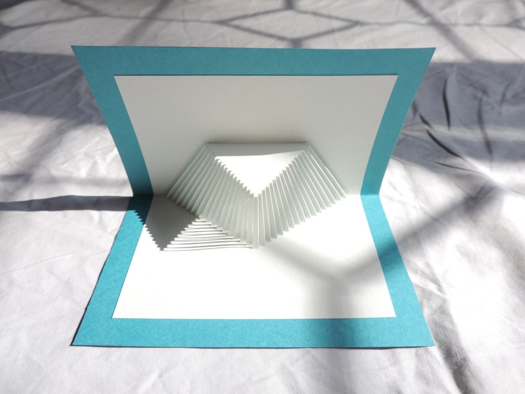 Hyperbolic Paraboloid Curve Origamic Architecture Pop by enCrafts