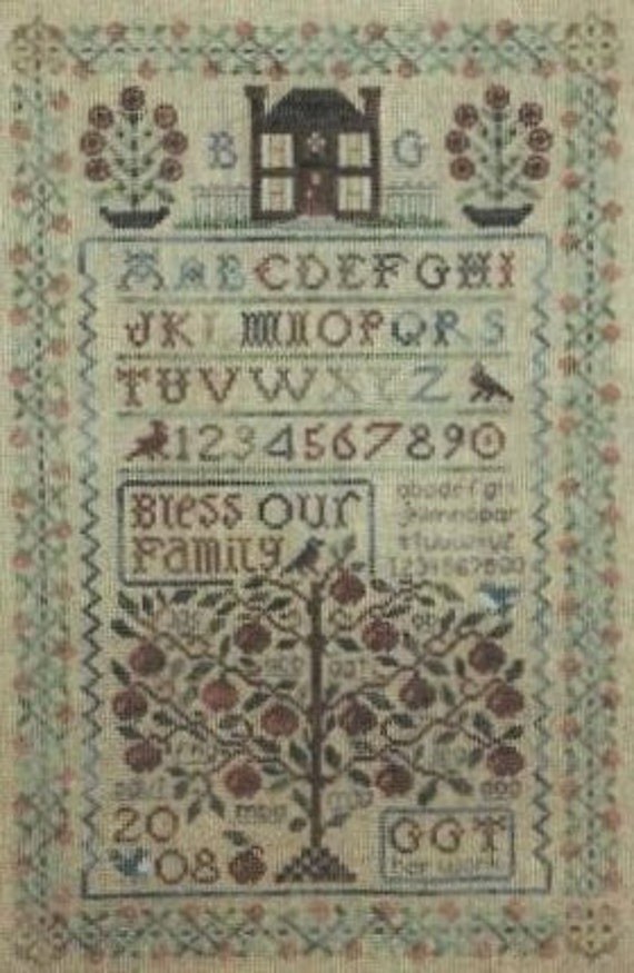 family-sampler-custom-cross-stitched-family-tree-genealogy