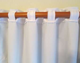 Hidden tab curtains | Etsy