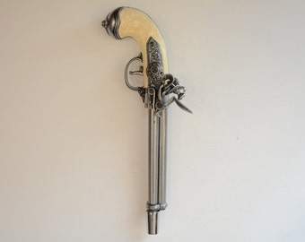 Flintlock Pistol Beer Tap Handle - 17th Century Italian Replica Gun