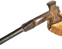 Vintage Axe Hatchet Antique Rusty Chopper Old Tomahawk Adz Primitive Tool