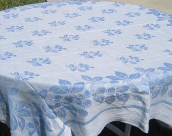 Popular items for blue tablecloth on Etsy