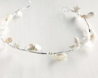 Unique sea shell crown related items | Etsy