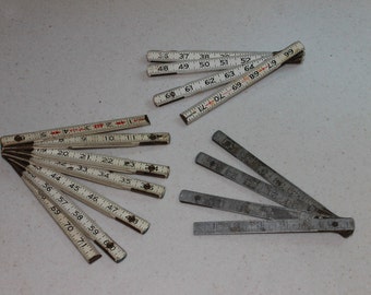 Metal folding ruler | Etsy