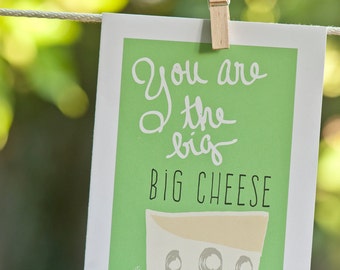 Cheese card | Etsy