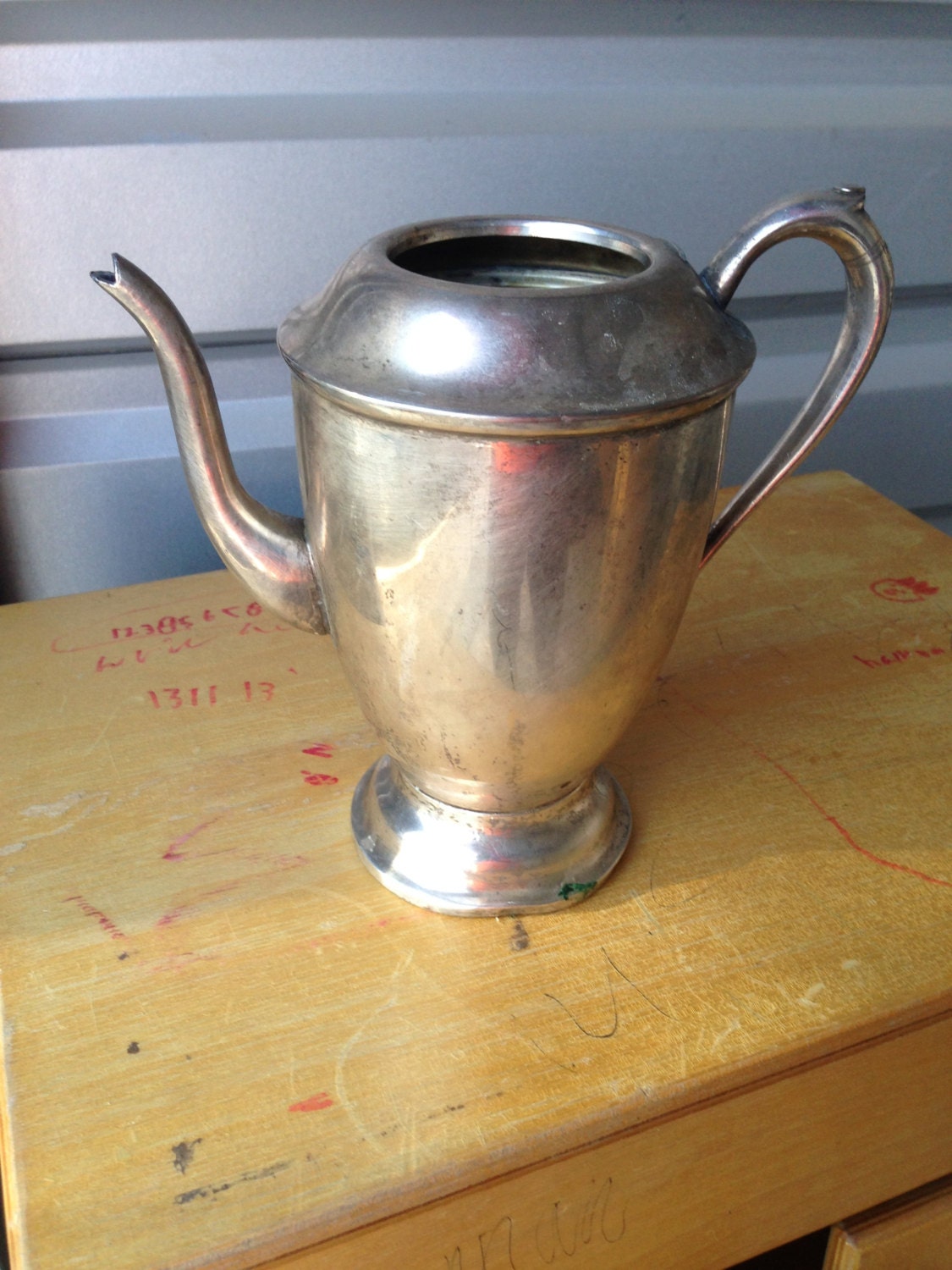 Sterling silver on copper 7″ pitcher – Haute Juice