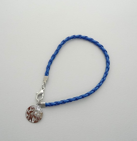 Jewish Kabbalah Azure String Silver tone Shema