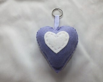 Kumihimo keychain Black fuchsia and light pink satin cord