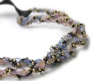 Gold stretch ribbon | Etsy