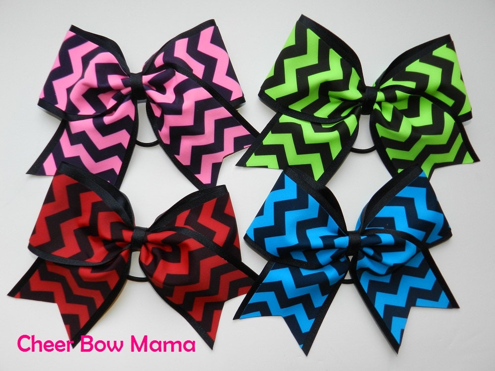 Chevron Cheer Bow