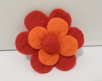 Popular items for orange hair clips on Etsy