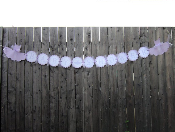 Ballet Baby Shower Banner Tutu Baby Shower Banner by CraftyCue