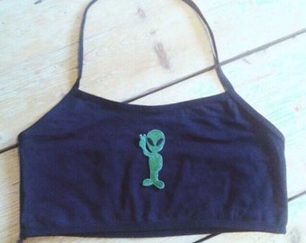 Alien crop top | Etsy