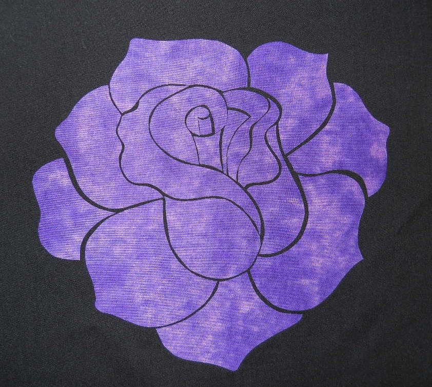 Elegant Rose Quilting Applique Pattern Design