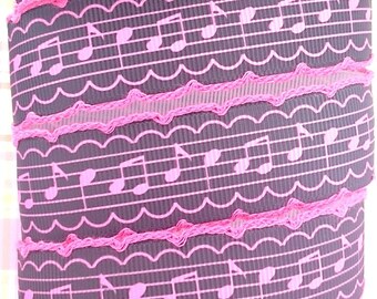 Popular items for music note ribbon on Etsy