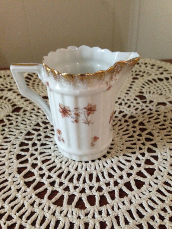 Bavarian China Cream Pitcher Made in Germany by rustshop on Etsy