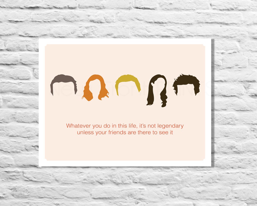 Typography Print How I Met Your Mother Quote By Newfrontprints