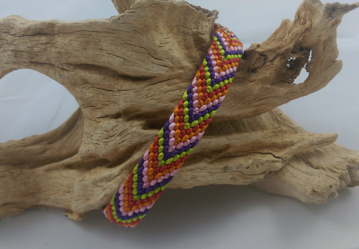 Perfect FIT Kumihimo Flat Braid Bracelet Flat by AbigailsPaws