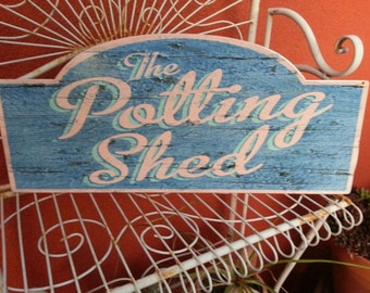 Potting shed sign | Etsy