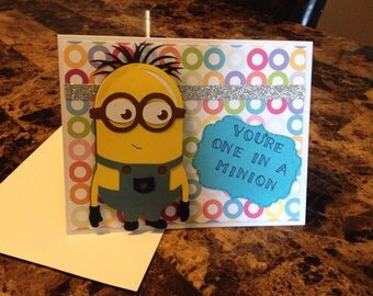 Popular items for minion card on Etsy
