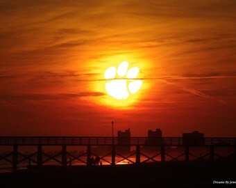 Popular items for clemson sunset on Etsy