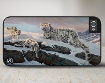 Snow leopard case | Etsy