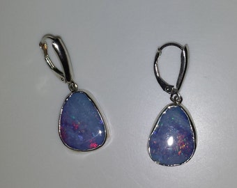 Handmade Sterling Silver Shell Necklace and Earrings with