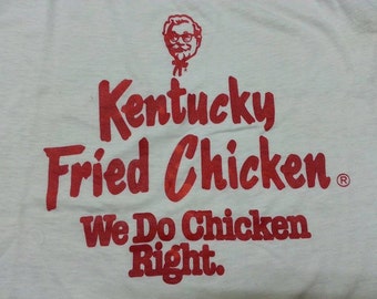 RARE Vintage 1970s 80s Kentucky Fried Chicken We Do Chicken Right Promo ...