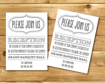 Printable Table Number Template Wedding Table by birDIYdesign