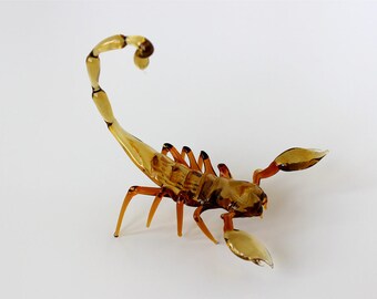 Popular items for glass scorpion on Etsy