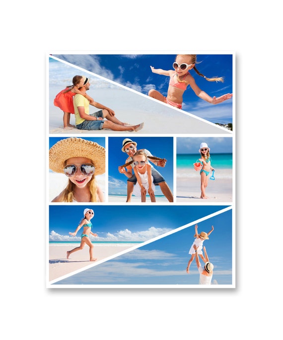 Items Similar To 16x20 Or 8x10 Digital Photo Collage Template And 