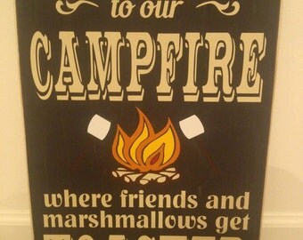 Popular items for campfire sign on Etsy