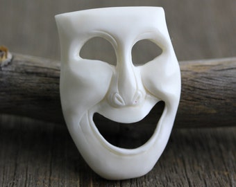 Laughing masks | Etsy