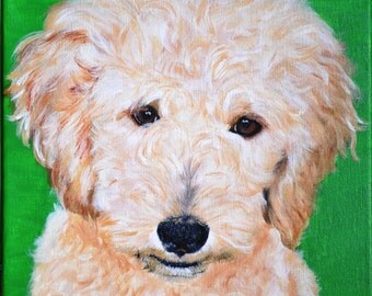 Labradoodle art | Etsy