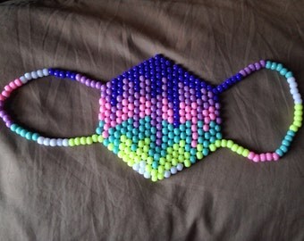 Paint Drip Kandi Rave Mask
