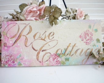 Popular items for shabby chic sign on Etsy