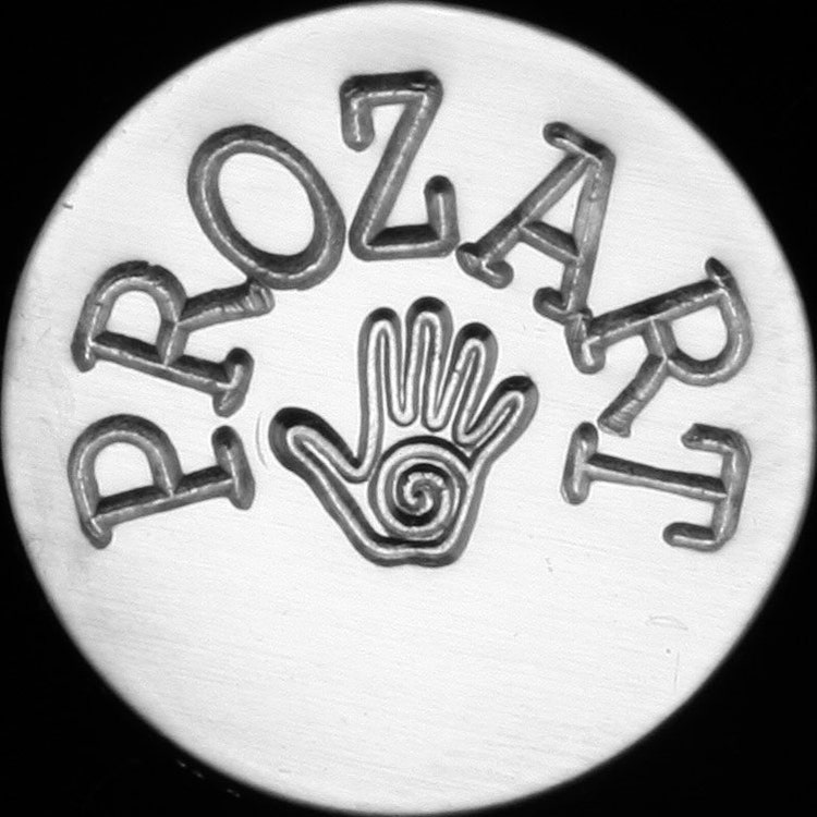 Gold Initial connector necklacegold filled discone by Prozart