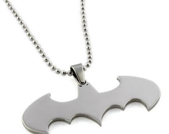 Batman necklace, batman friendship necklace, batman and robin necklace ...