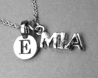 Mia name necklace | Etsy