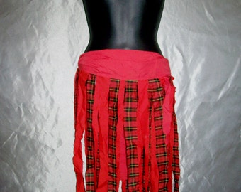 Festival Wrap Skirt for Hula Hoop Clothing : Black Red Hula Clothing ...