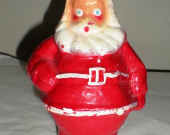 Paper mache santa | Etsy